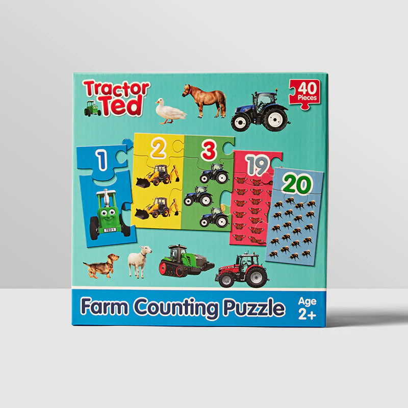 Tractor Ted Farm Counting Puzzle – DUFFYS TOYWORLD
